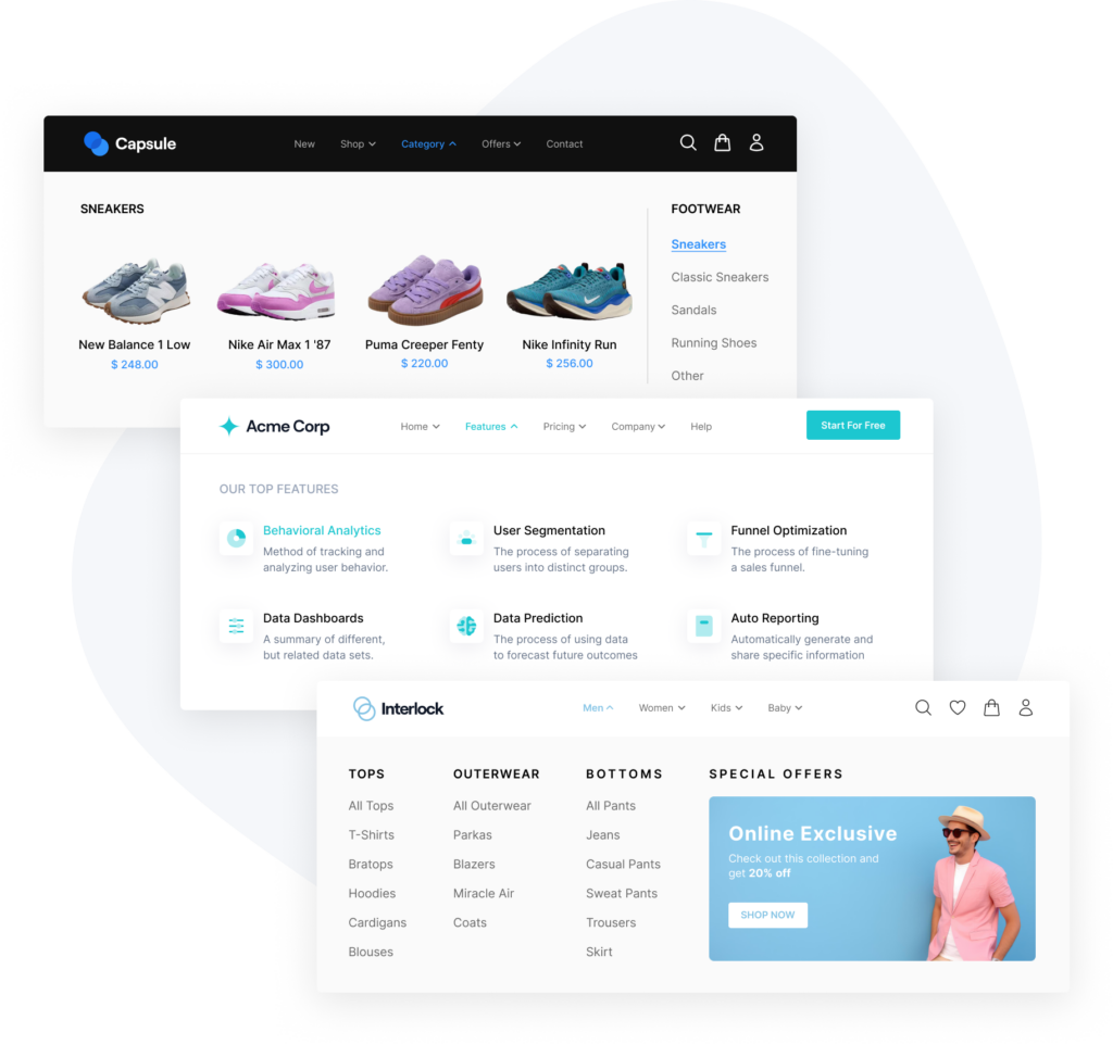 Mega Menu – WEBSPAD